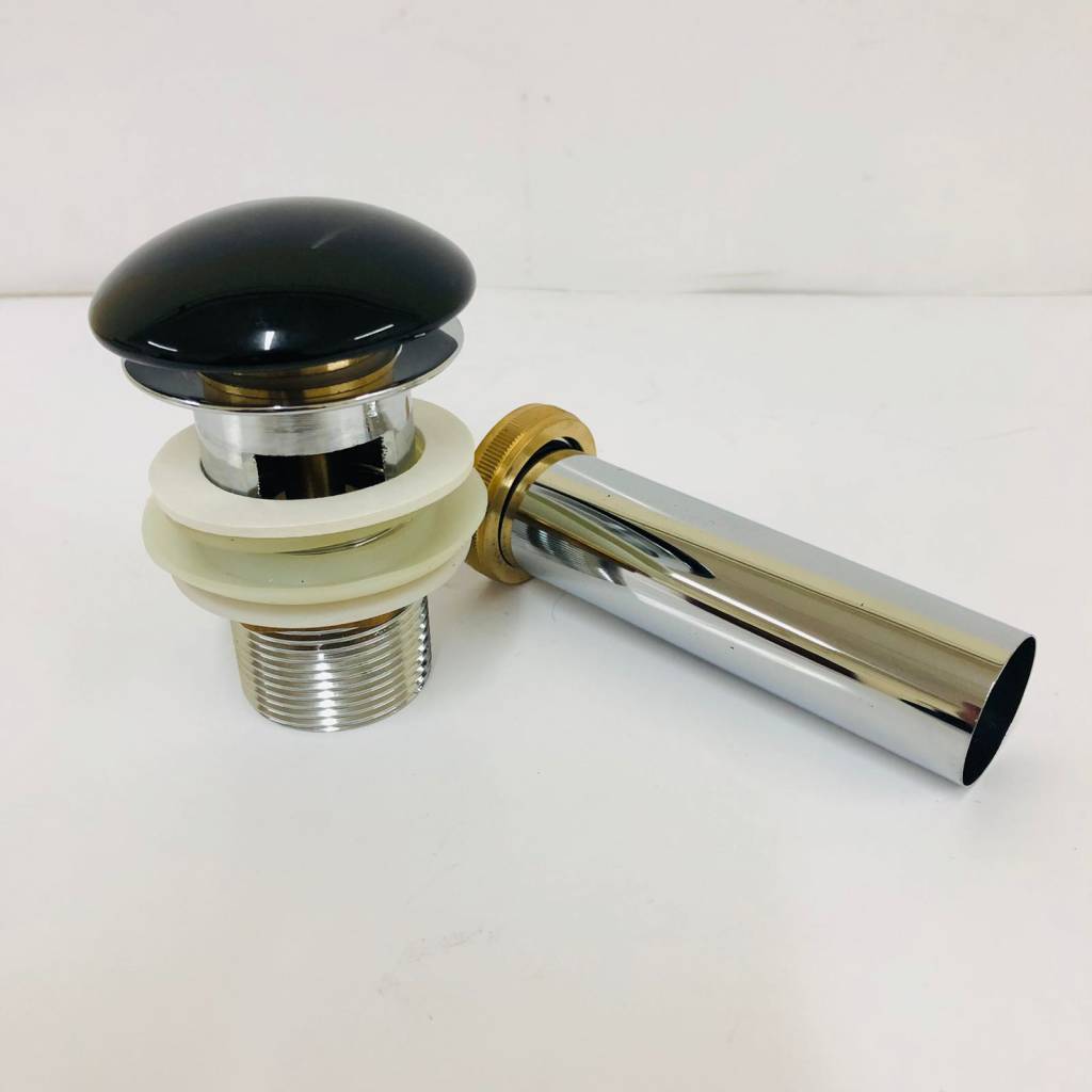 Ceramic Top Pop Up Basin Wastes Slotted 1-1/4" (32mm) Extended Length ...